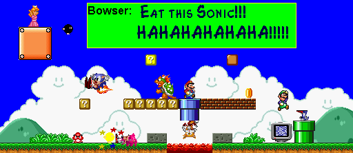 Sonic Eats Mario